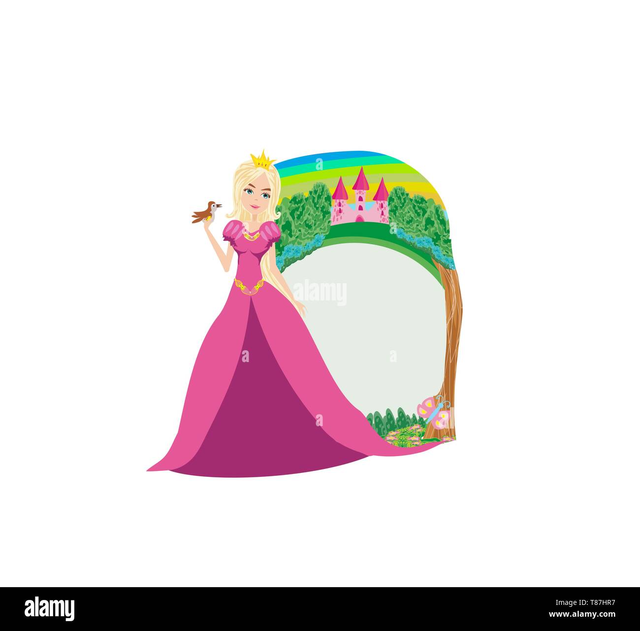 Magic Fairy Tale Frame Stock Vector Image & Art - Alamy