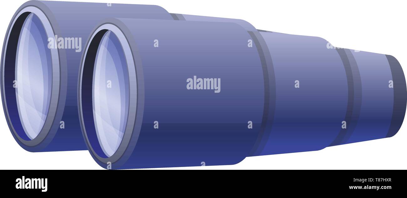 Side of binoculars icon. Cartoon of side of binoculars vector icon for ...