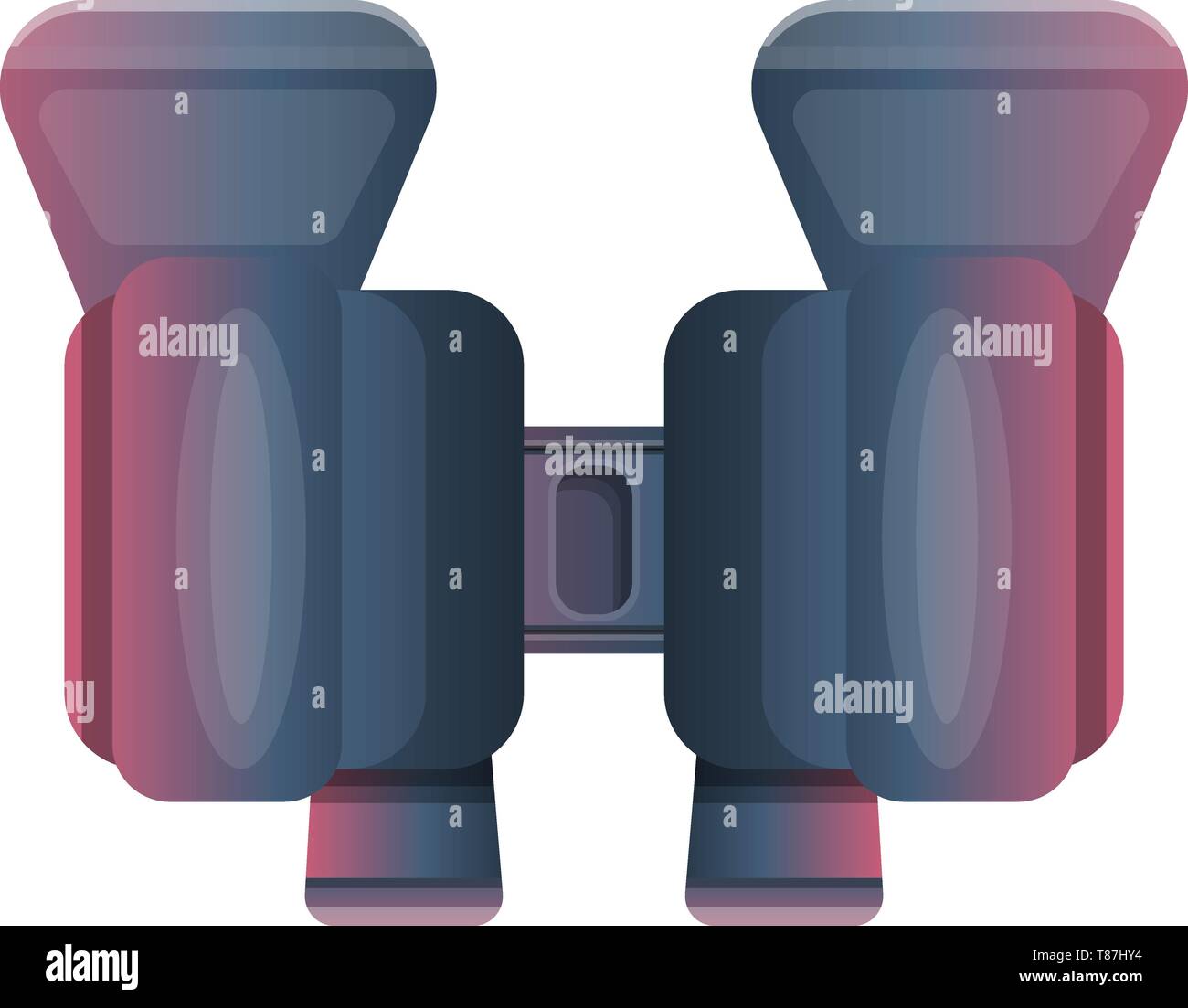 Observe binoculars icon. Cartoon of observe binoculars vector icon for ...