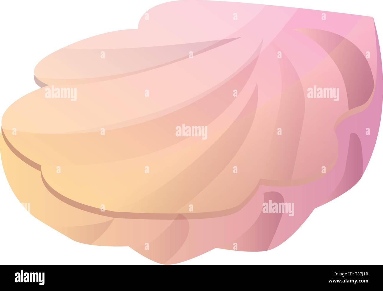 Shell Meringue Icon Cartoon Of Shell Meringue Vector Icon For Web