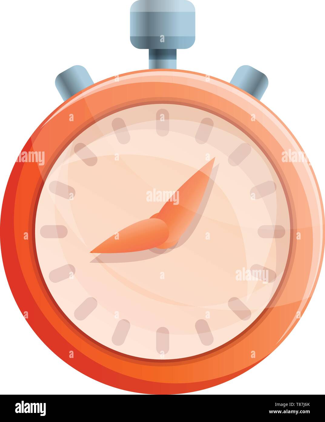 Stopwatch icon. Cartoon of stopwatch vector icon for web design ...