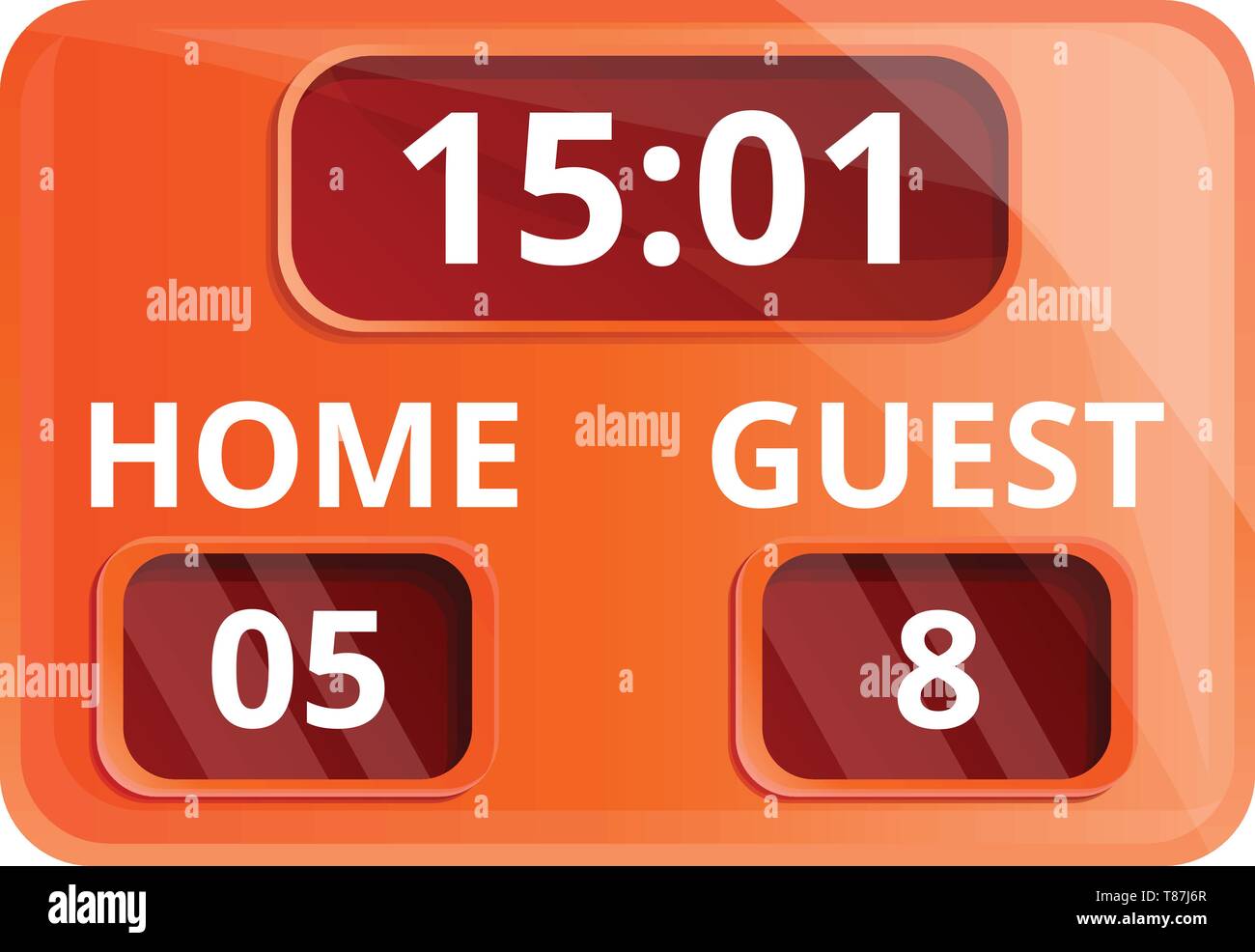Table score icon. Cartoon of table score vector icon for web design ...