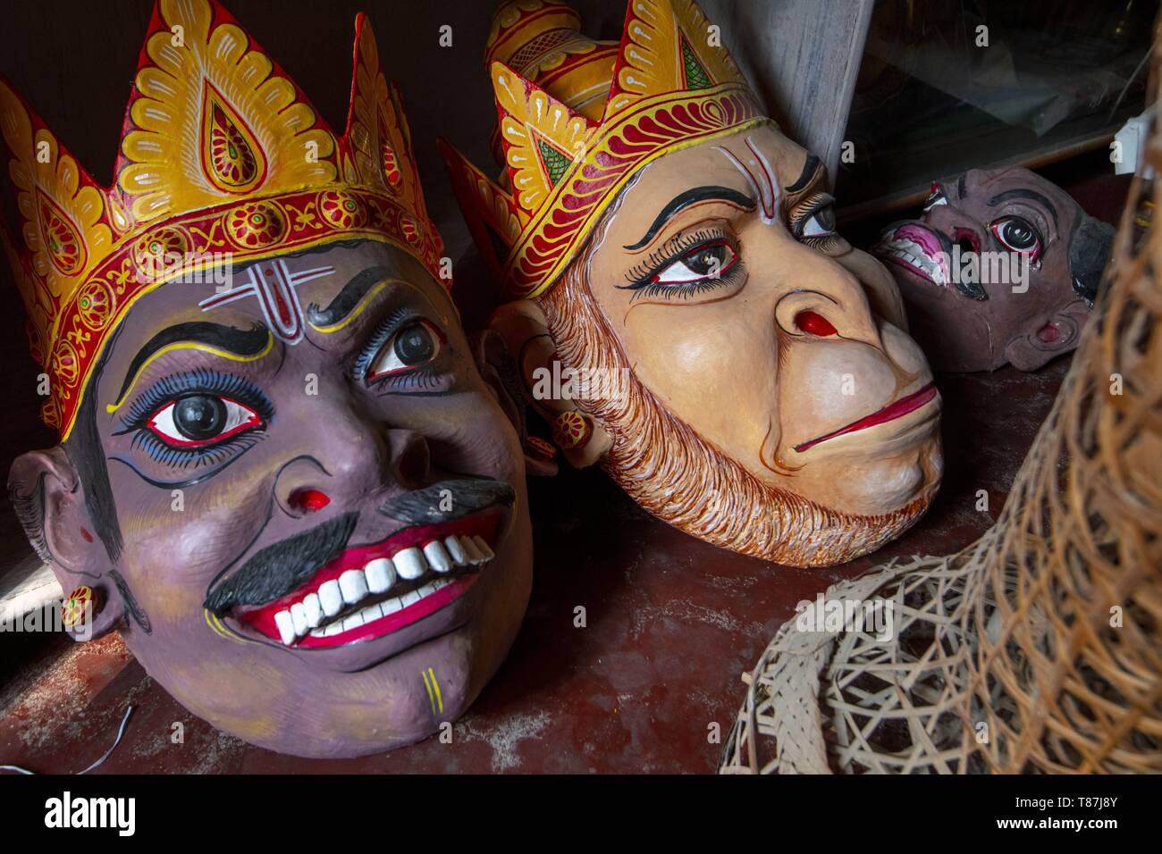 India assam majuli island mask hi-res stock photography and images - Alamy