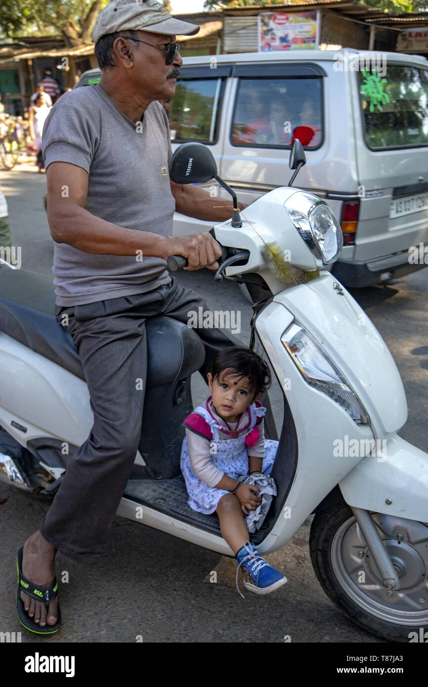India, Assam, Dergaon, market day Stock Photo - Alamy