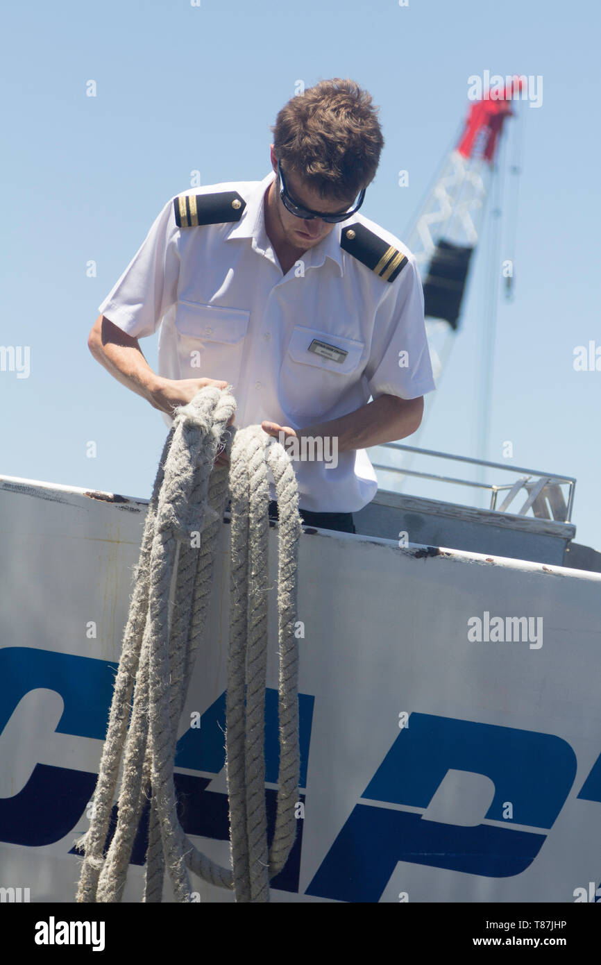 Perth, Western Australia, Australia -21/01//2013 : Captain Cook Cruises ...