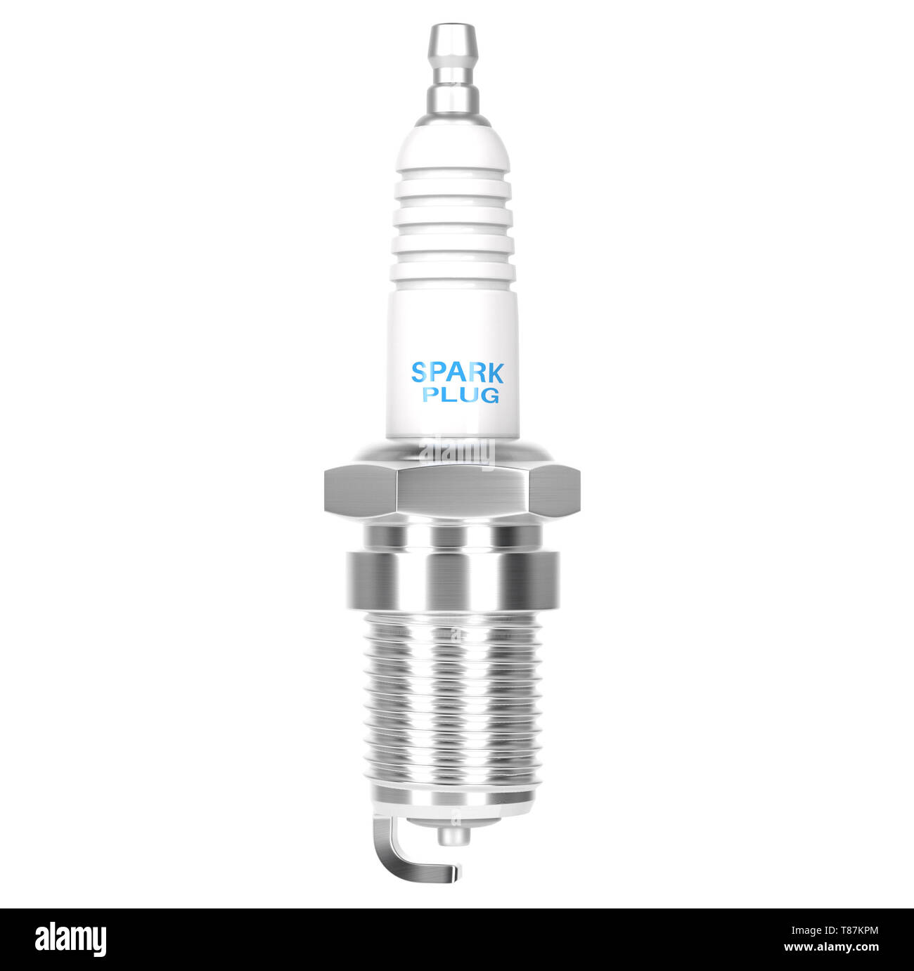 Spark plug. 3d rendering illustration isolated on white background ...