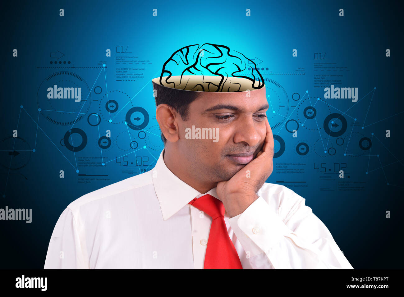 Open mind concept Stock Photo - Alamy