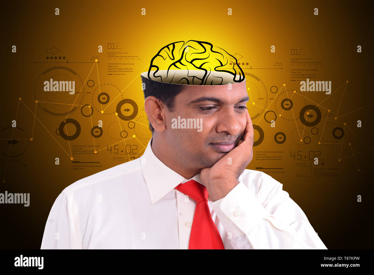 Open mind concept Stock Photo - Alamy