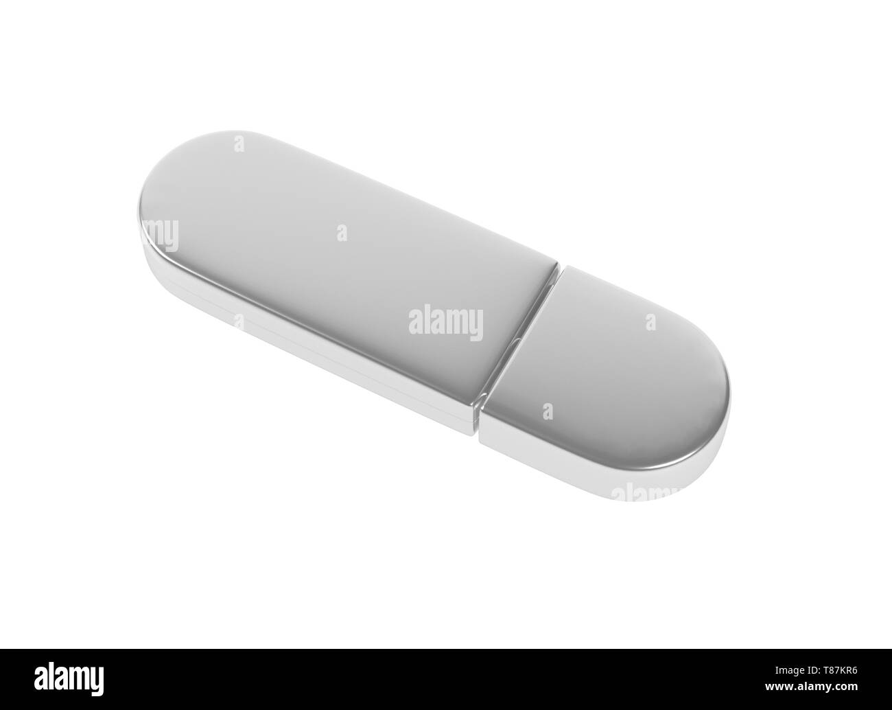 USB flash drive. 3d rendering illustration isolated on white background ...