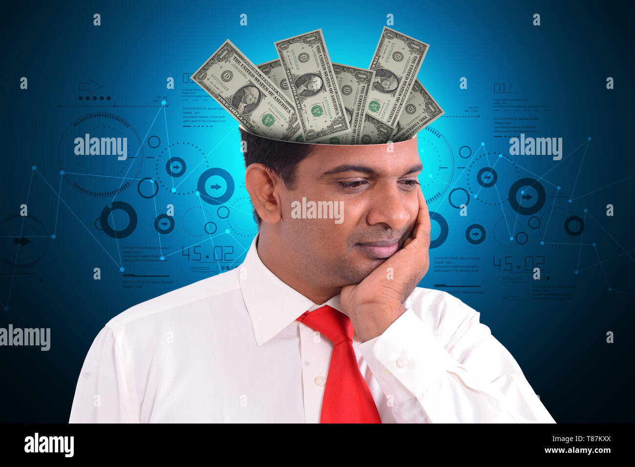 Concept of investment thinking Stock Photo - Alamy