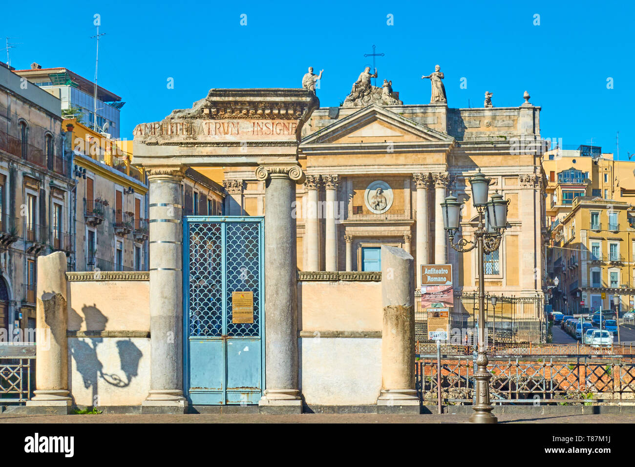 Sicily catania amphitheatre hi-res stock photography and images - Alamy