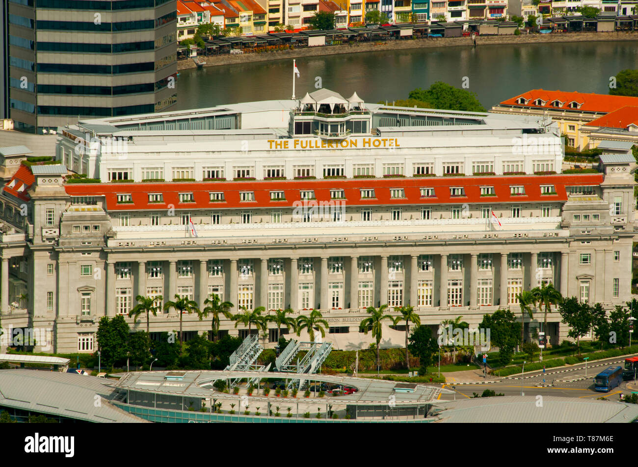 The Fullerton Hotel - Singapore Stock Photo - Alamy