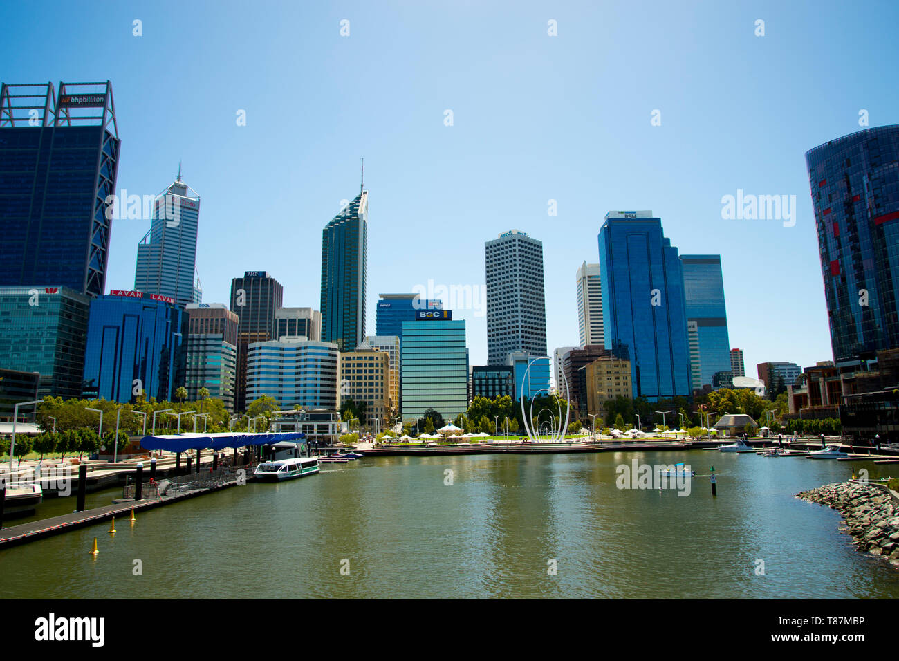 Elizabeth Quay - Perth - Australia Stock Photo - Alamy