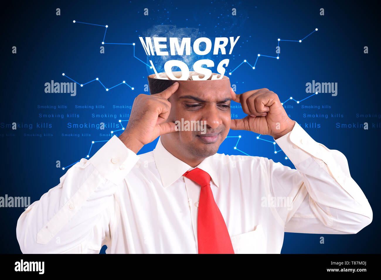 Memory loss concept Stock Photo - Alamy