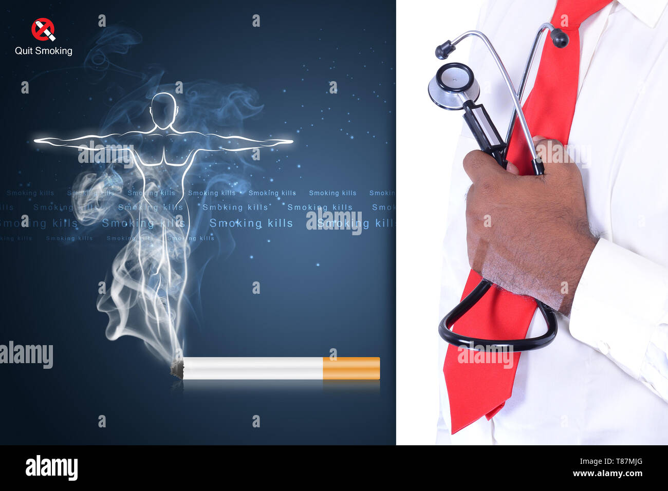 Medical professional smoking cigarette hi-res stock photography and ...