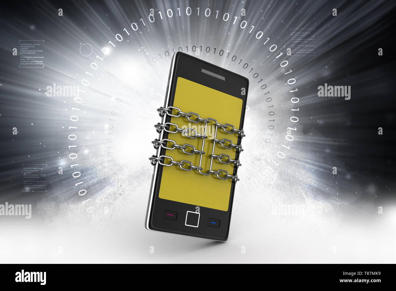Smart phone with protection Stock Photo - Alamy
