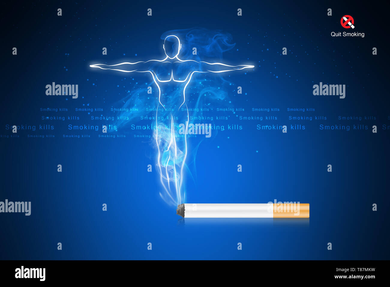 Smoker lung damaged hi-res stock photography and images - Alamy