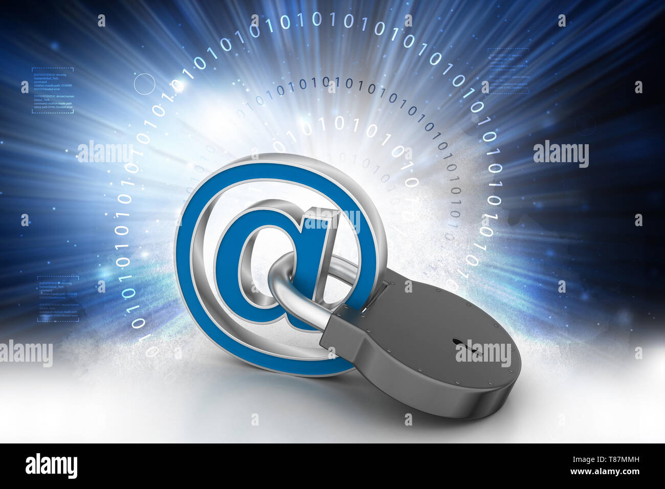 Network is locked for protection Stock Photo - Alamy