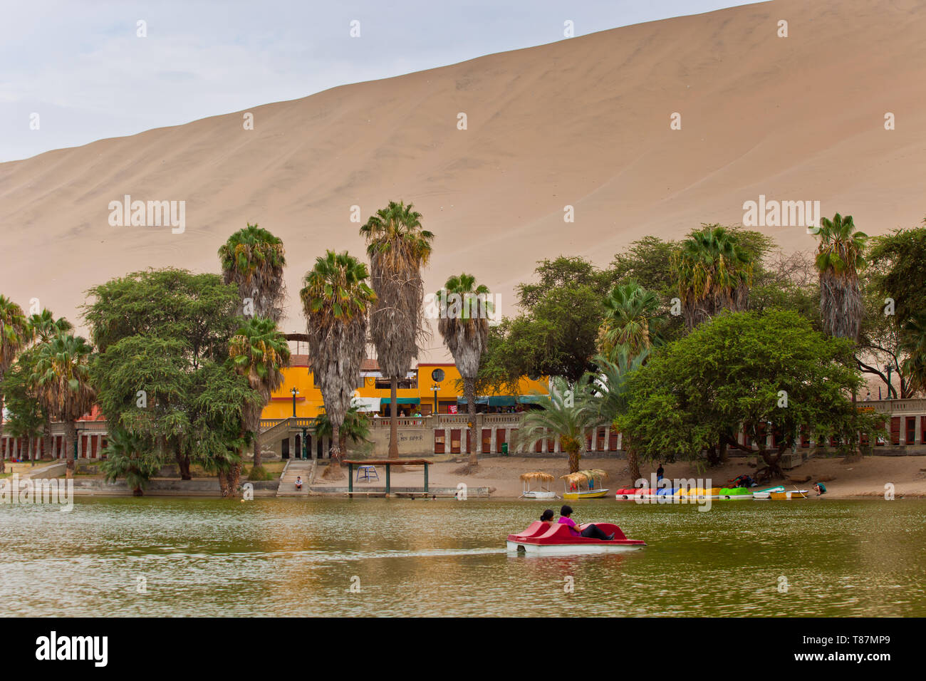 Huacachina oasis in Peru Stock Photo - Alamy