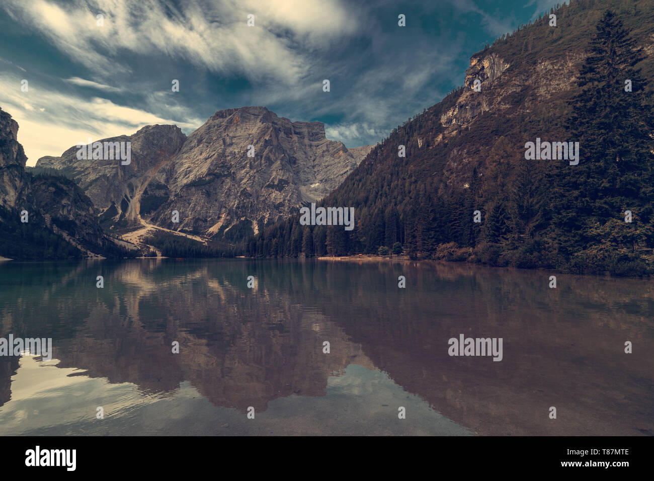 Braies prags valley hi-res stock photography and images - Alamy
