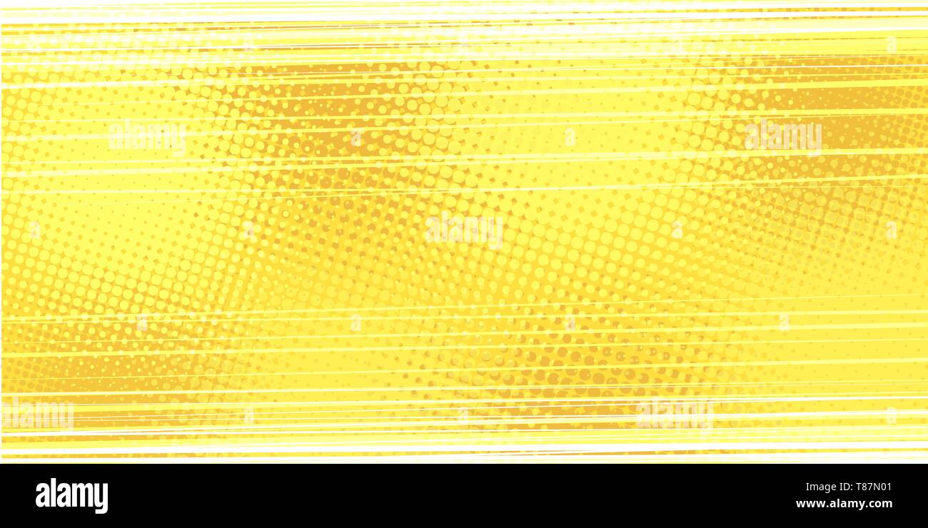 Yellow shaded gradient background. Pop art retro vector illustration ...