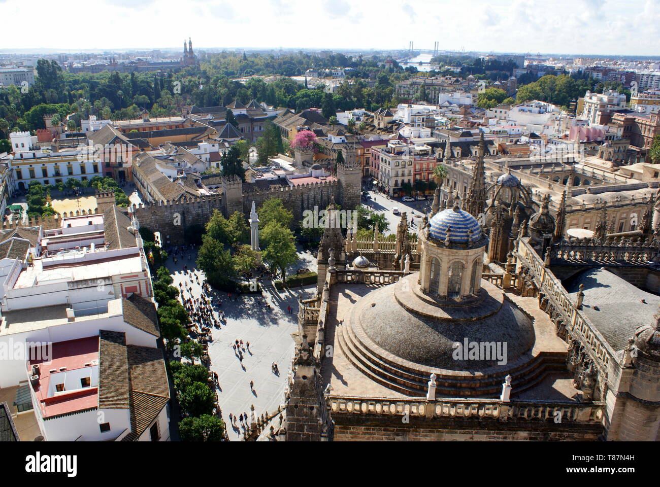 Aerial view of the city of seville hi-res stock photography and images ...