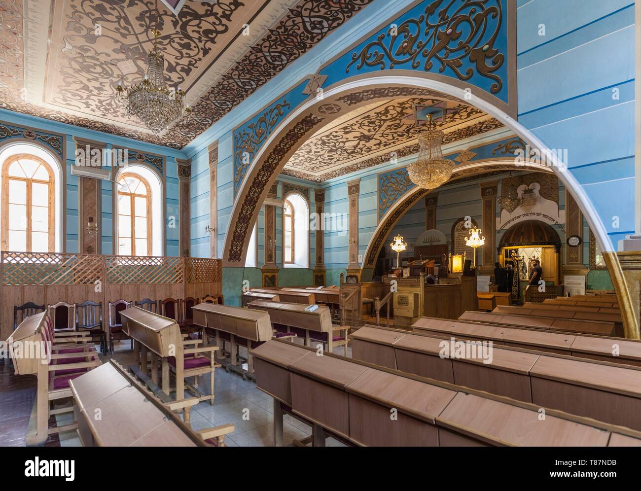 Georgia, Tbilisi, Tbilisi Great Synagogue, interior Stock Photo - Alamy