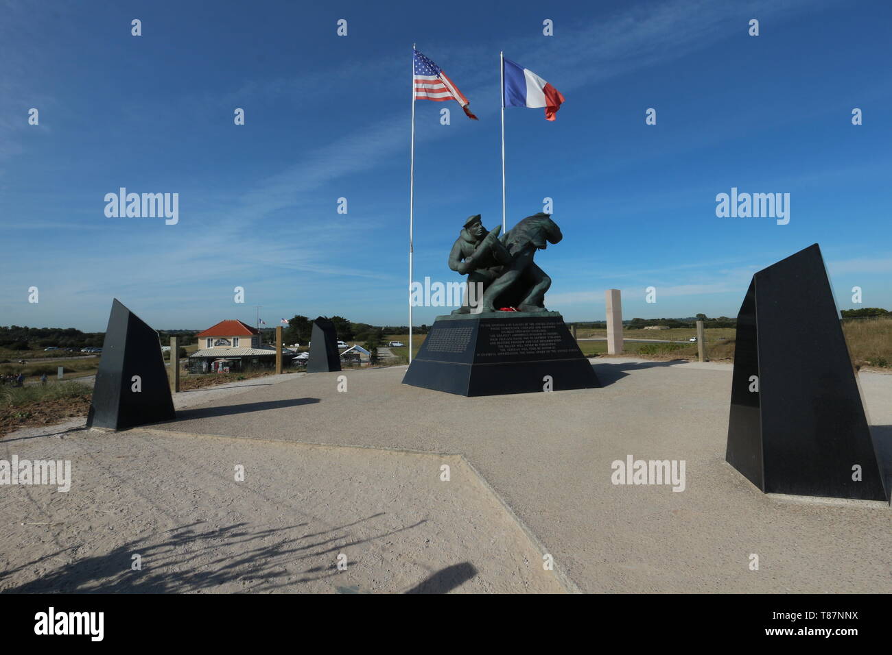 Statues at utah beach hi-res stock photography and images - Alamy