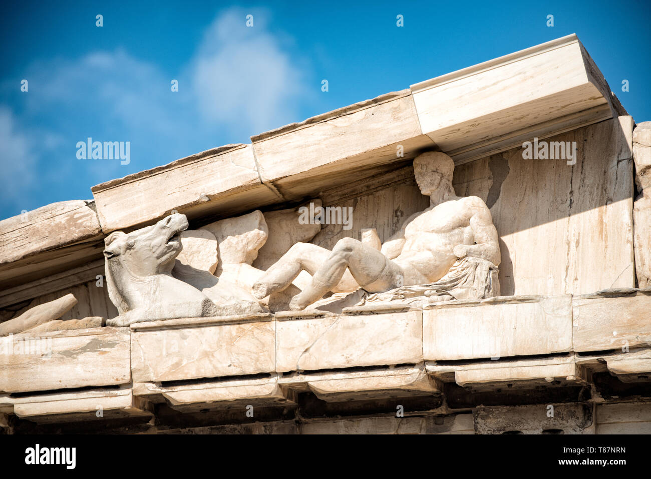 Acropolis Parthenon Pediment Sculptures Athens Greece // ATHENS, Greece ...