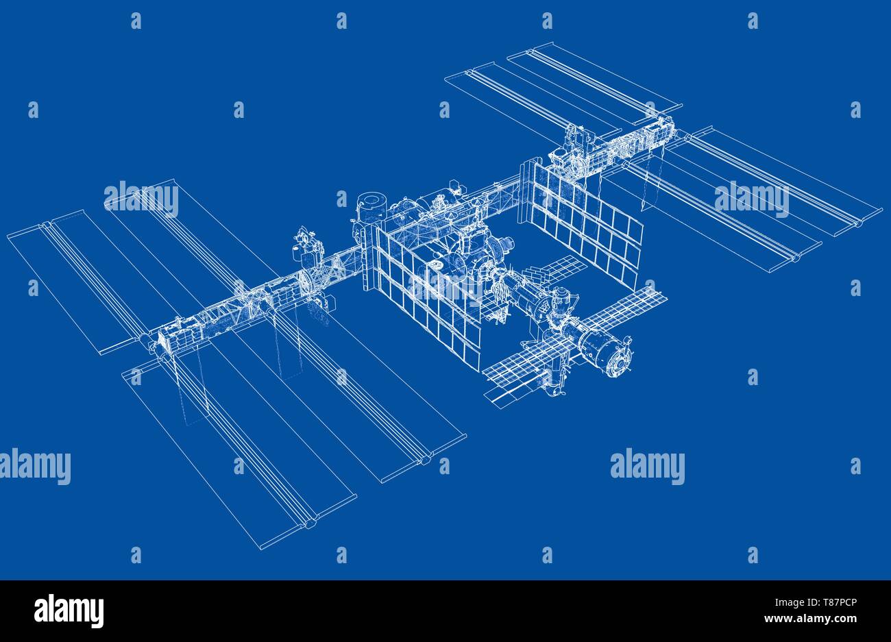 Abstract Spaceship Outline. Vector Stock Vector Image & Art - Alamy