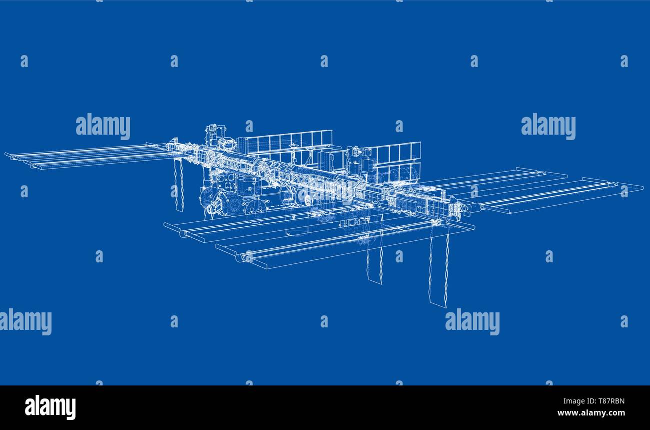 Spaceship structure Stock Vector Images - Alamy