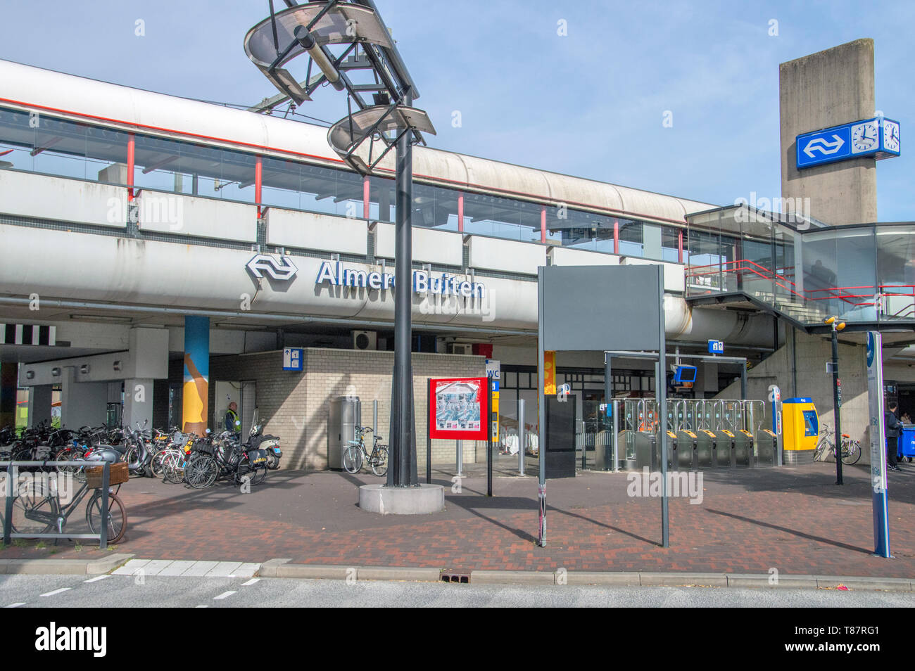 Train Station Almere Buiten The Netherlands 2018 Stock Photo - Alamy