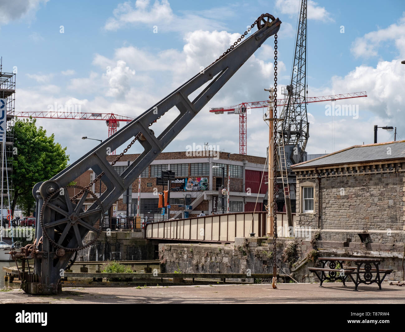 Vintage cranes hi-res stock photography and images - Alamy