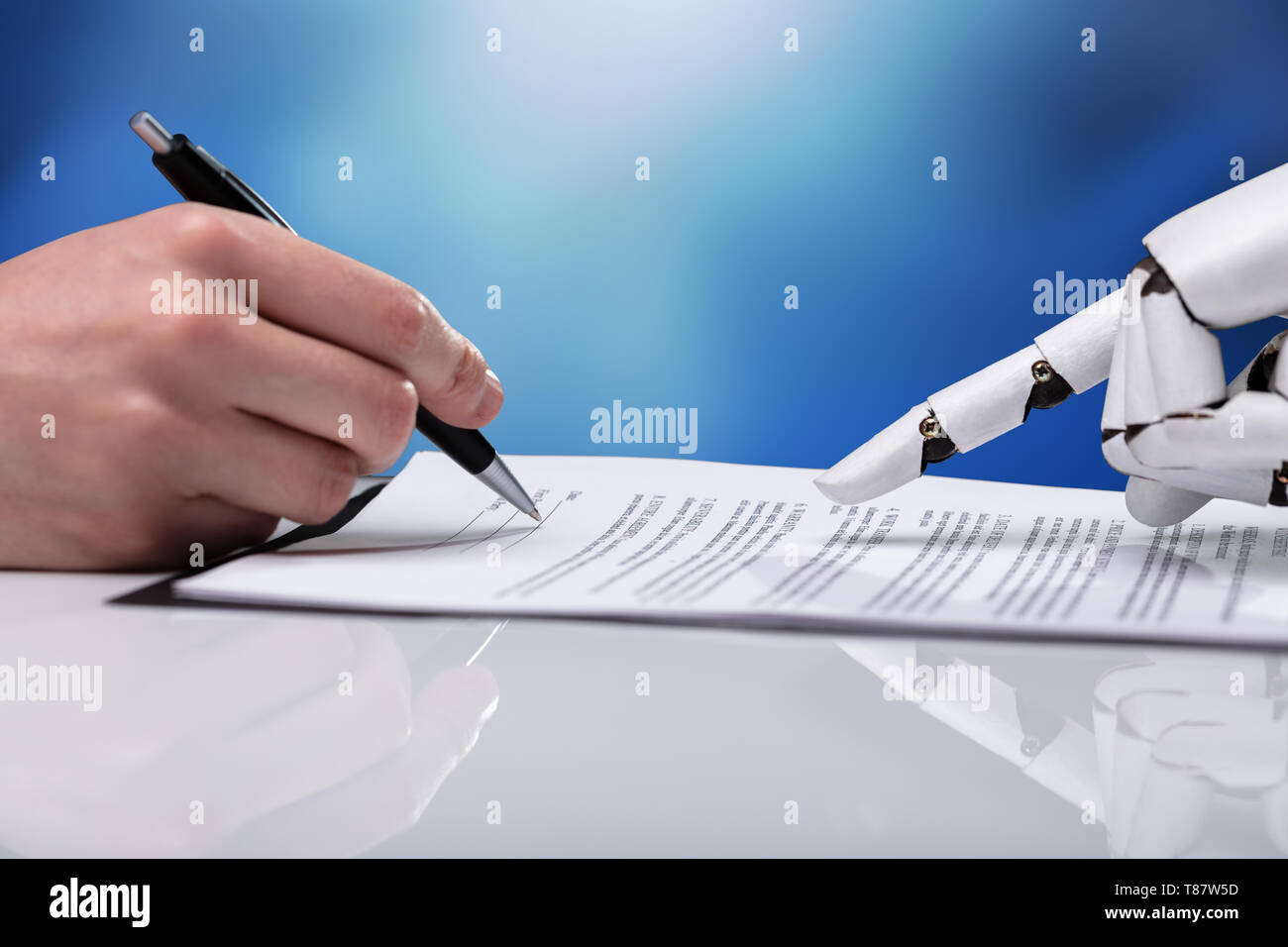 Ai writing paper hi-res stock photography and images - Alamy