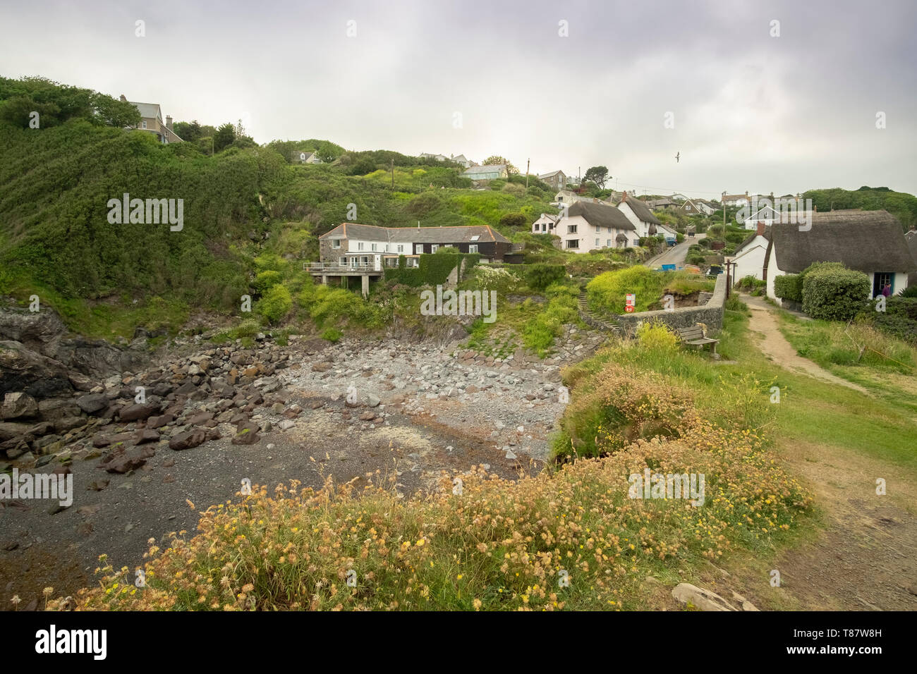 The "other" smaller pebble beach at the small fishing village of ...