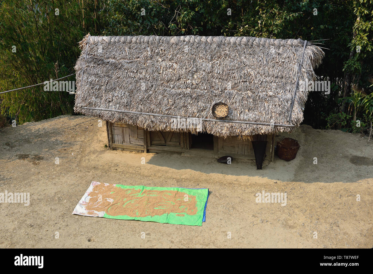 Village hut india hi-res stock photography and images - Alamy