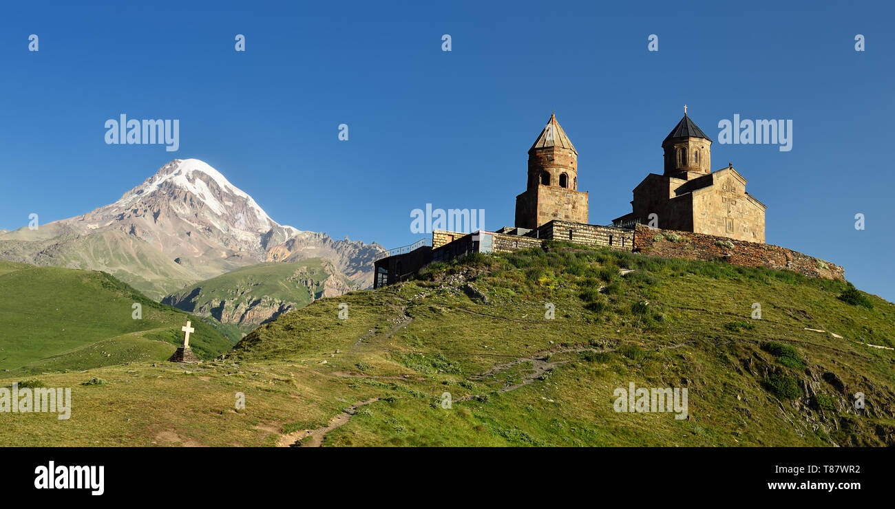 Stepantsminda, kazbegi georgia hi-res stock photography and images - Alamy