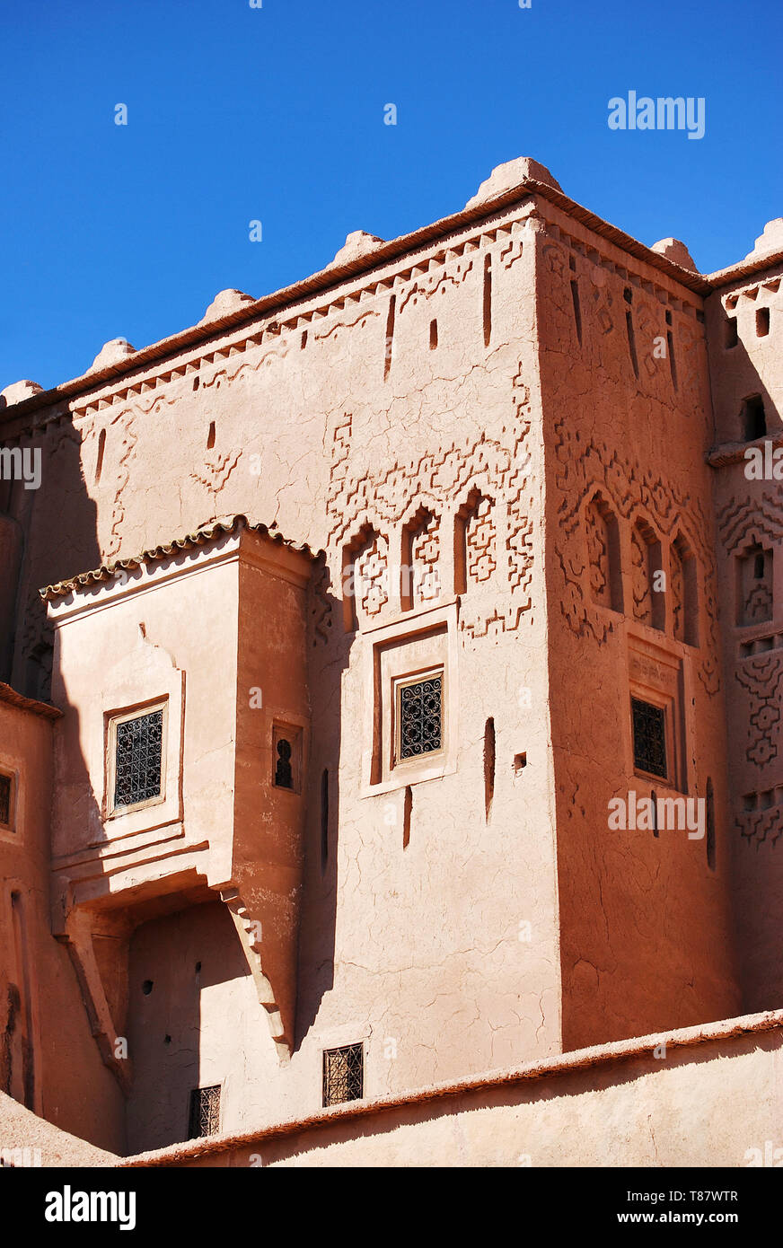 Kasbah, traditional saharan berber building, Morocco Stock Photo - Alamy