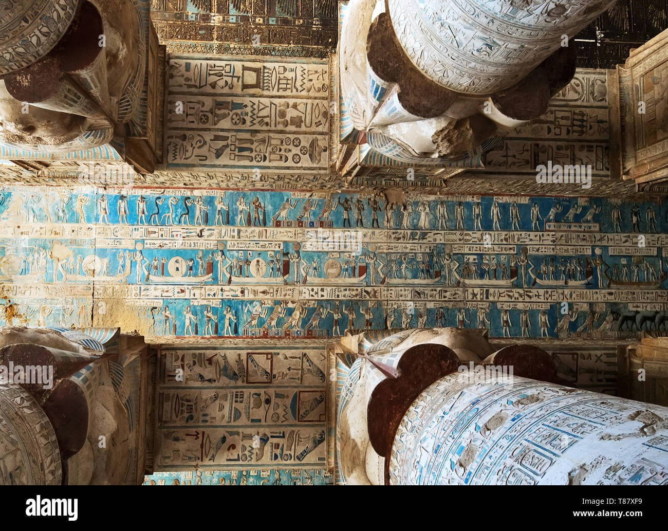 Temple Of Dendera Ceiling High Resolution Stock Photography and Images ...