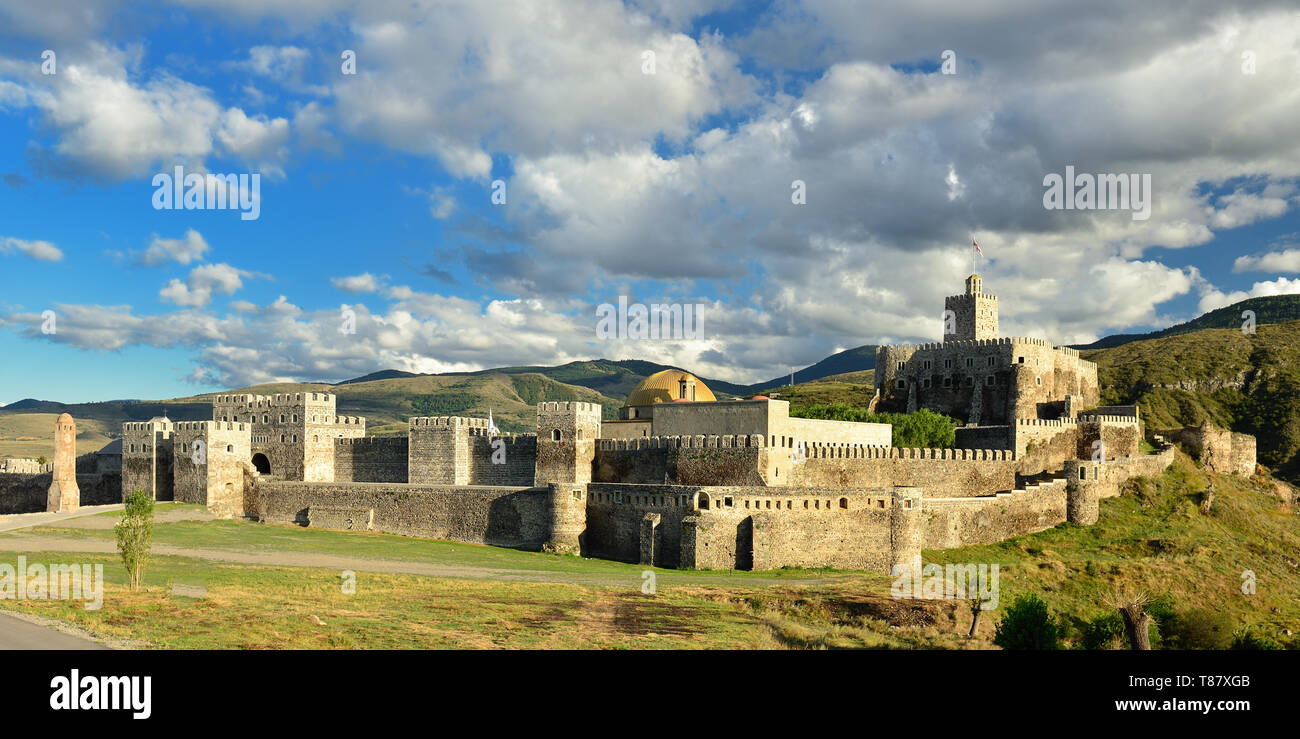 View of Rabati castles, fortress in Akhaltsikhe, Georgia Stock Photo ...