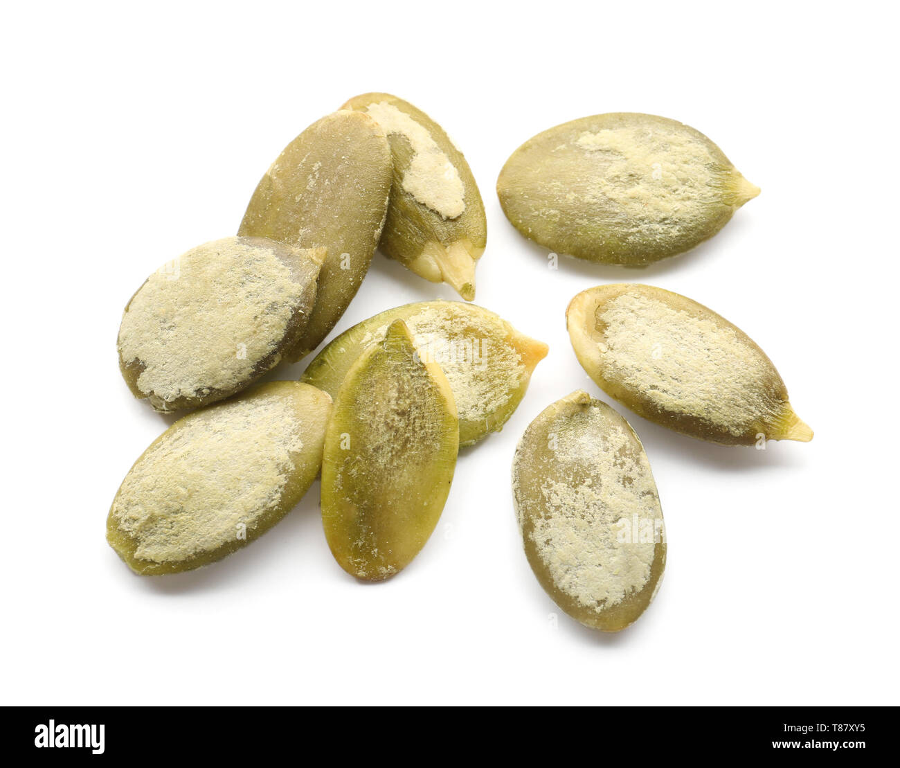 Pumpkin seeds raw fresh peeled Cut Out Stock Images & Pictures - Alamy