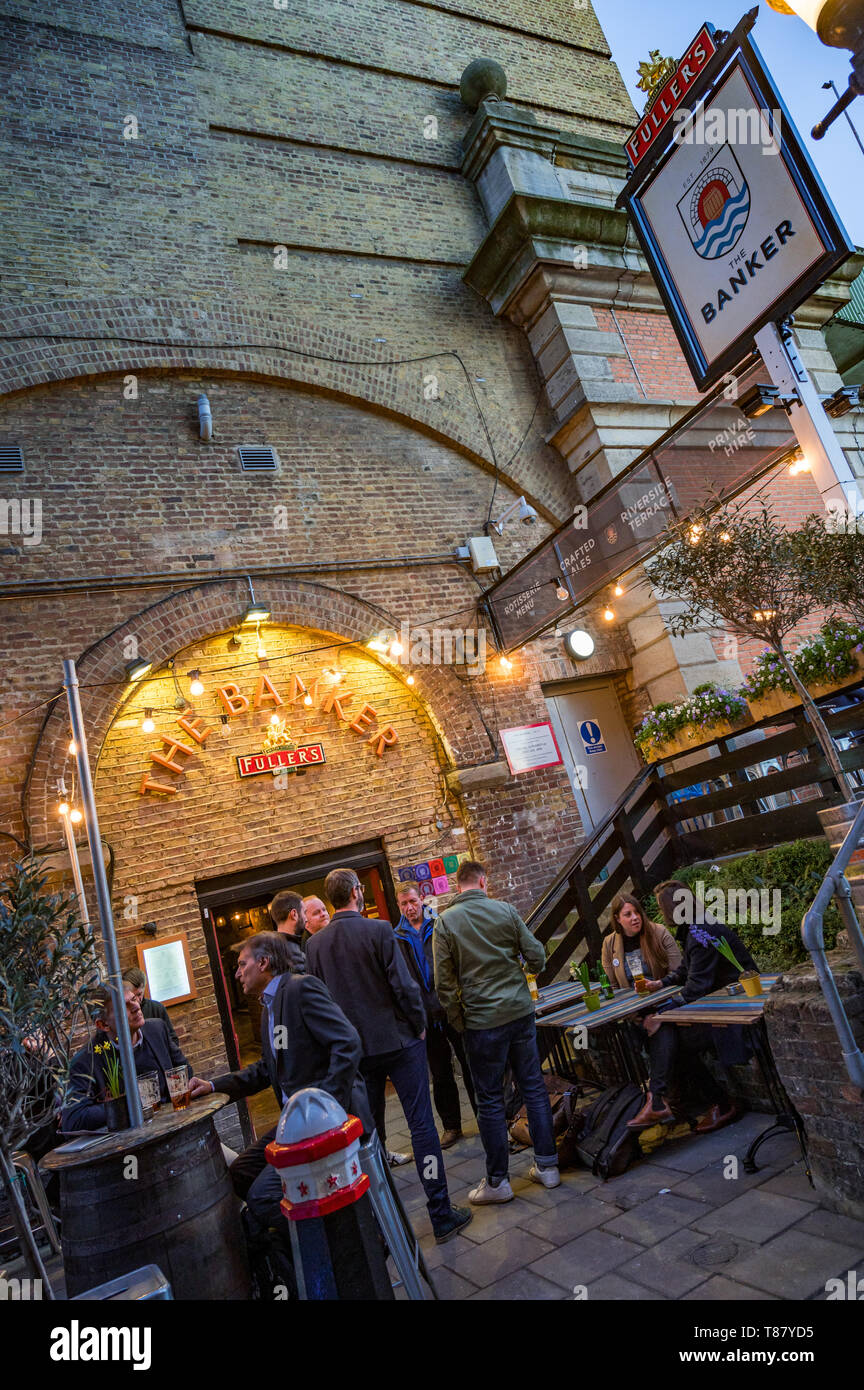 The Banker Pub, London Stock Photo - Alamy