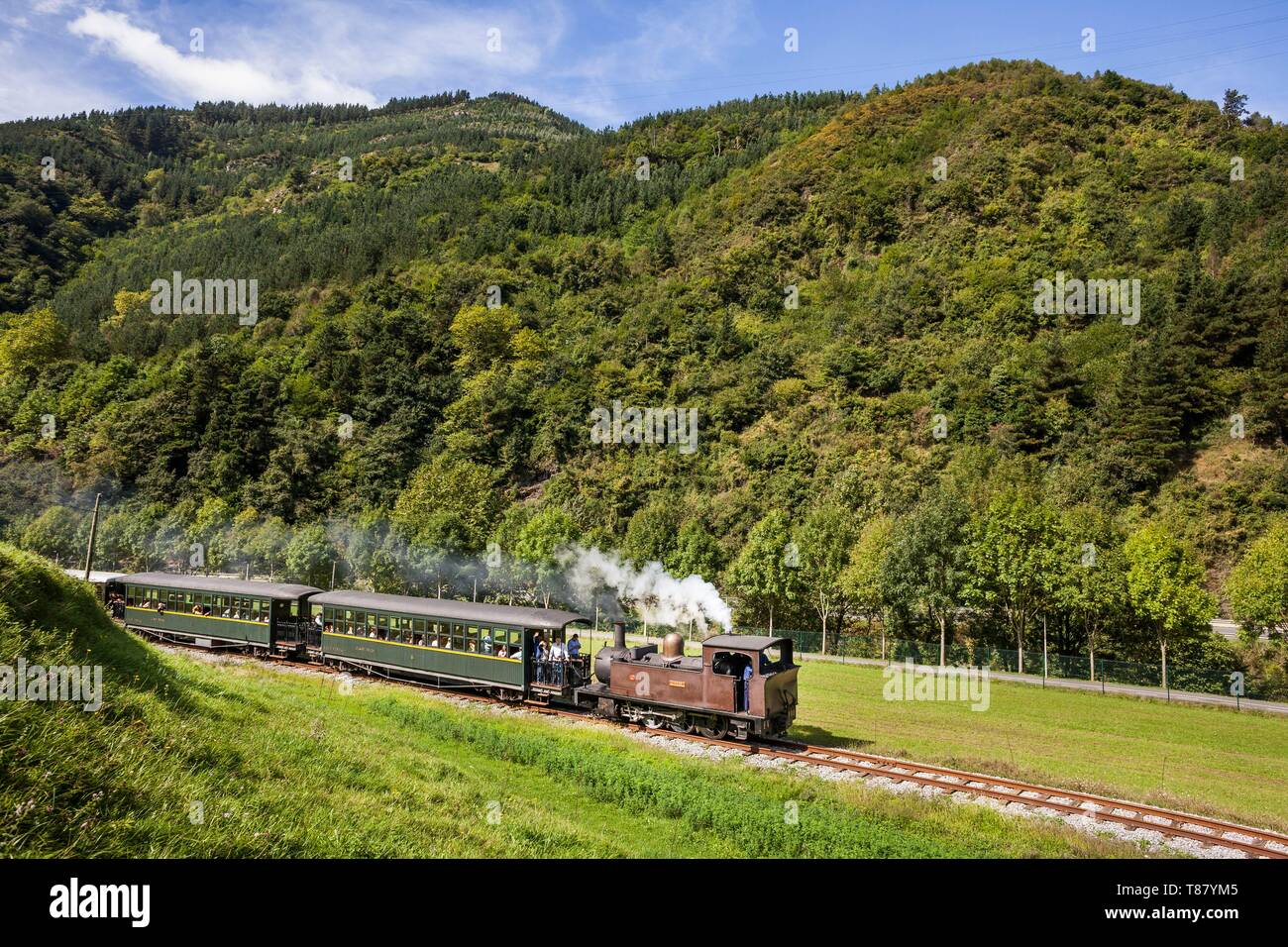 Spain, Guipuscoa, Bask country, Azpeitia, The Basque Railway Museum ...
