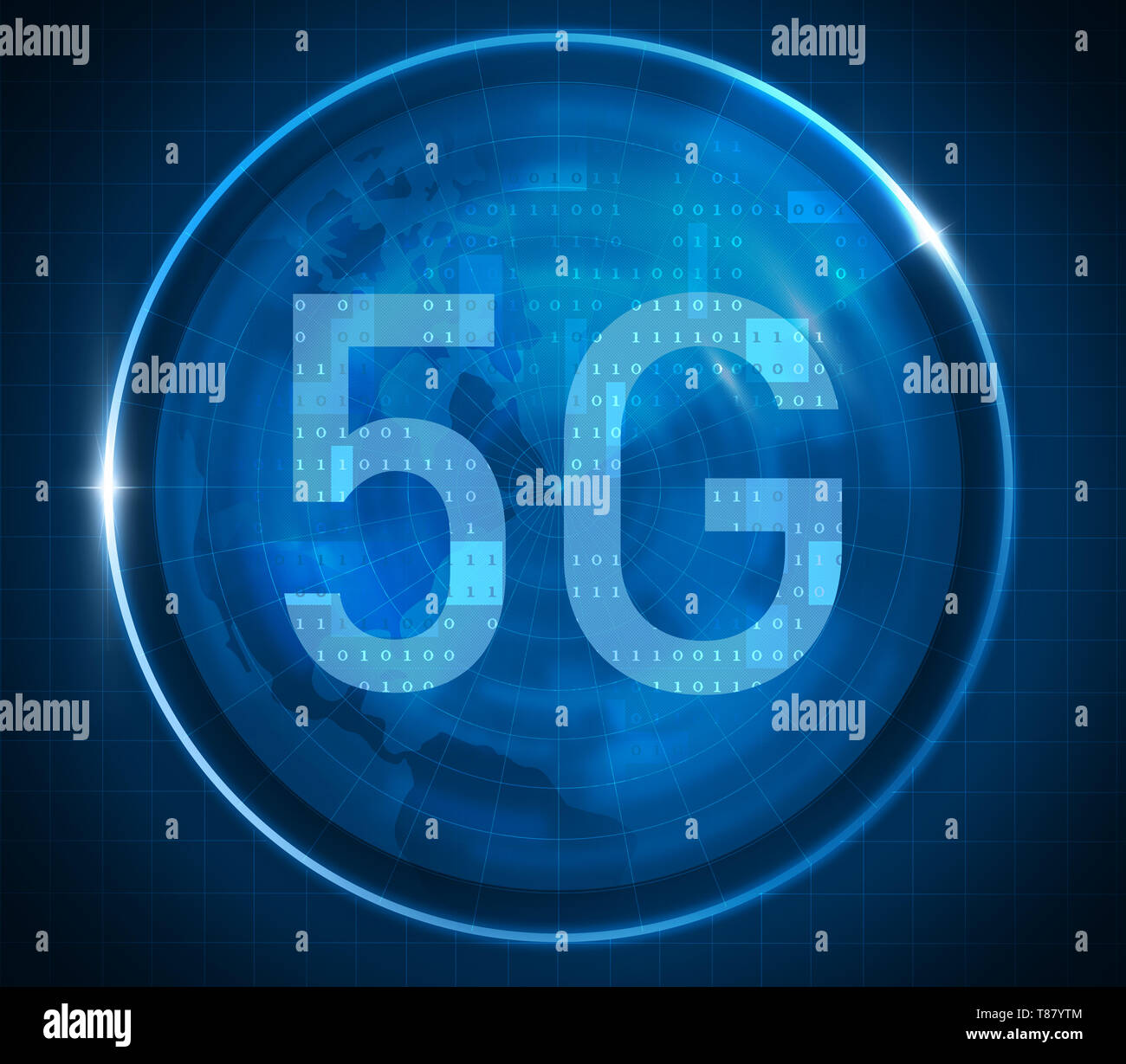 5g network digital concept hi-res stock photography and images - Alamy