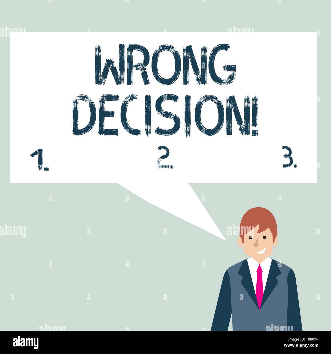 Wrong Decision High Resolution Stock Photography and Images - Alamy