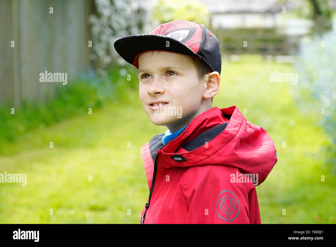 Portrait of a beautiful young boy Stock Photo - Alamy