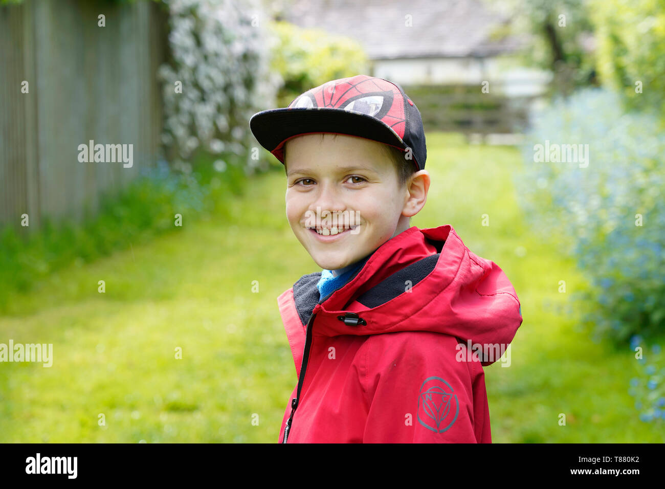 Portrait of a beautiful young boy Stock Photo - Alamy
