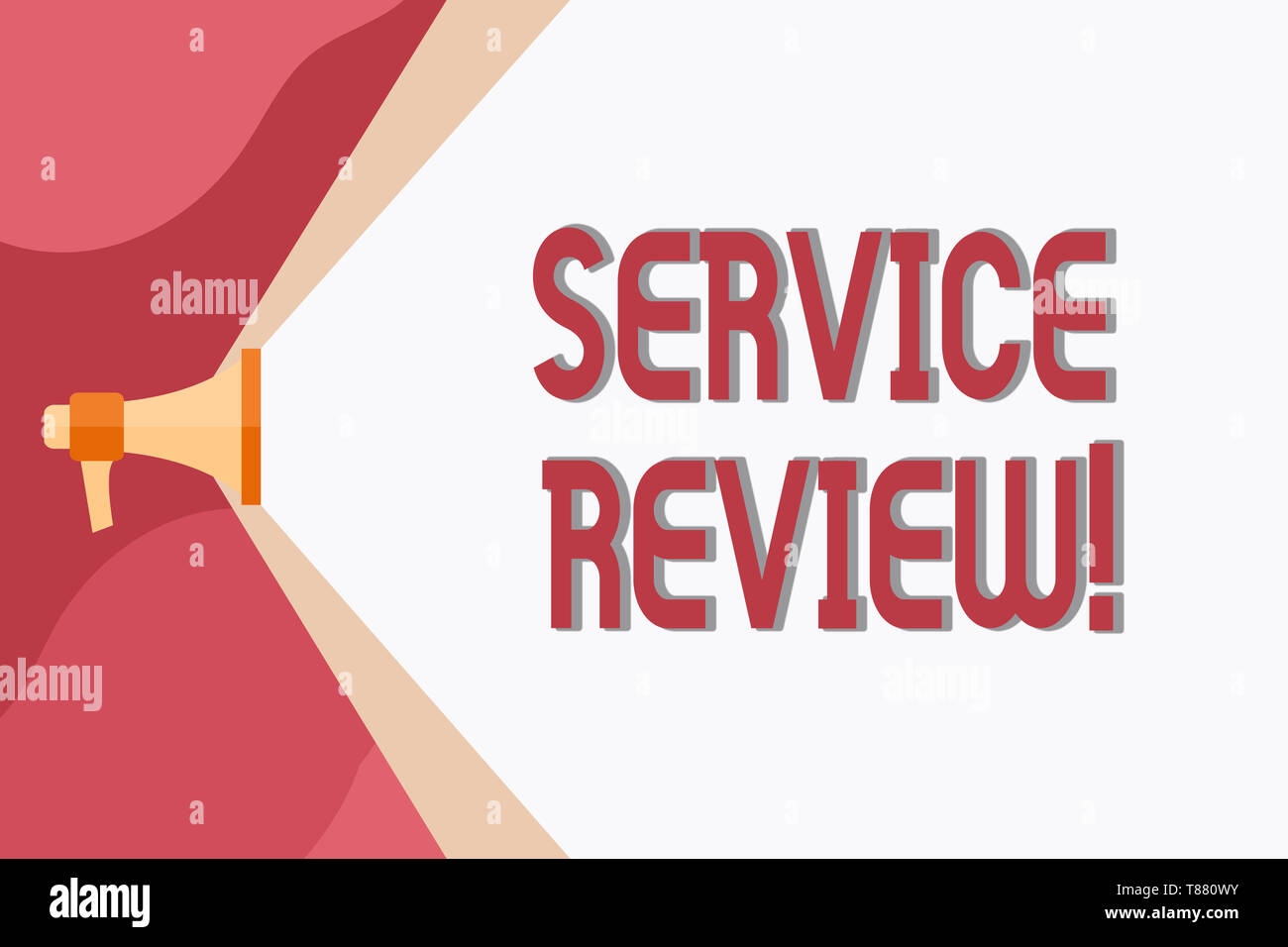 Conceptual hand writing showing Service Review. Concept meaning an ...