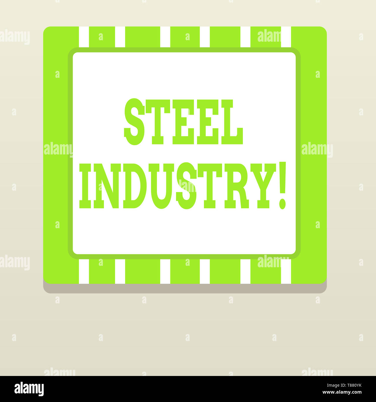 Word writing text Steel Industry. Business photo showcasing The ...