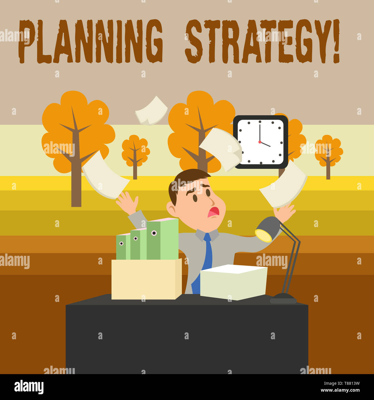 Conceptual hand writing showing Planning Strategy. Concept meaning ...